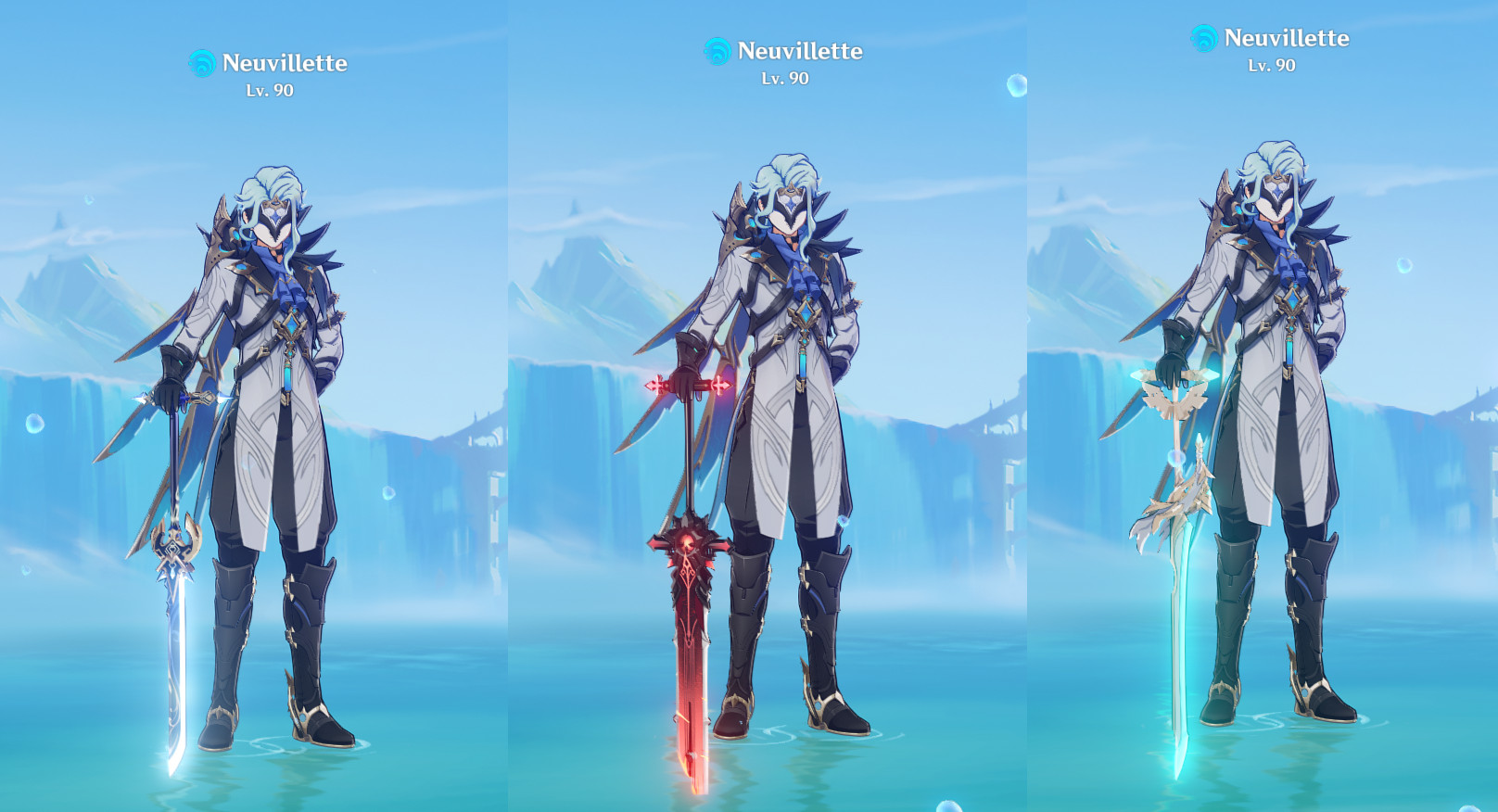 Neuvillette Sword/Cane Variants + Welt Cane Mod for Genshin Impact | GI ...