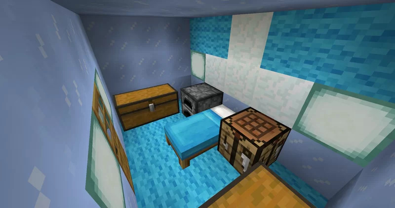 Itsy Bitsy Ice Palace (Schematic) Mod for Minecraft: Java Edition | MC Mods