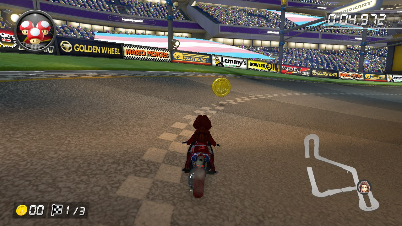 Trans Flag Banners Mod for Mario Kart 8 Deluxe | MK8D Mods