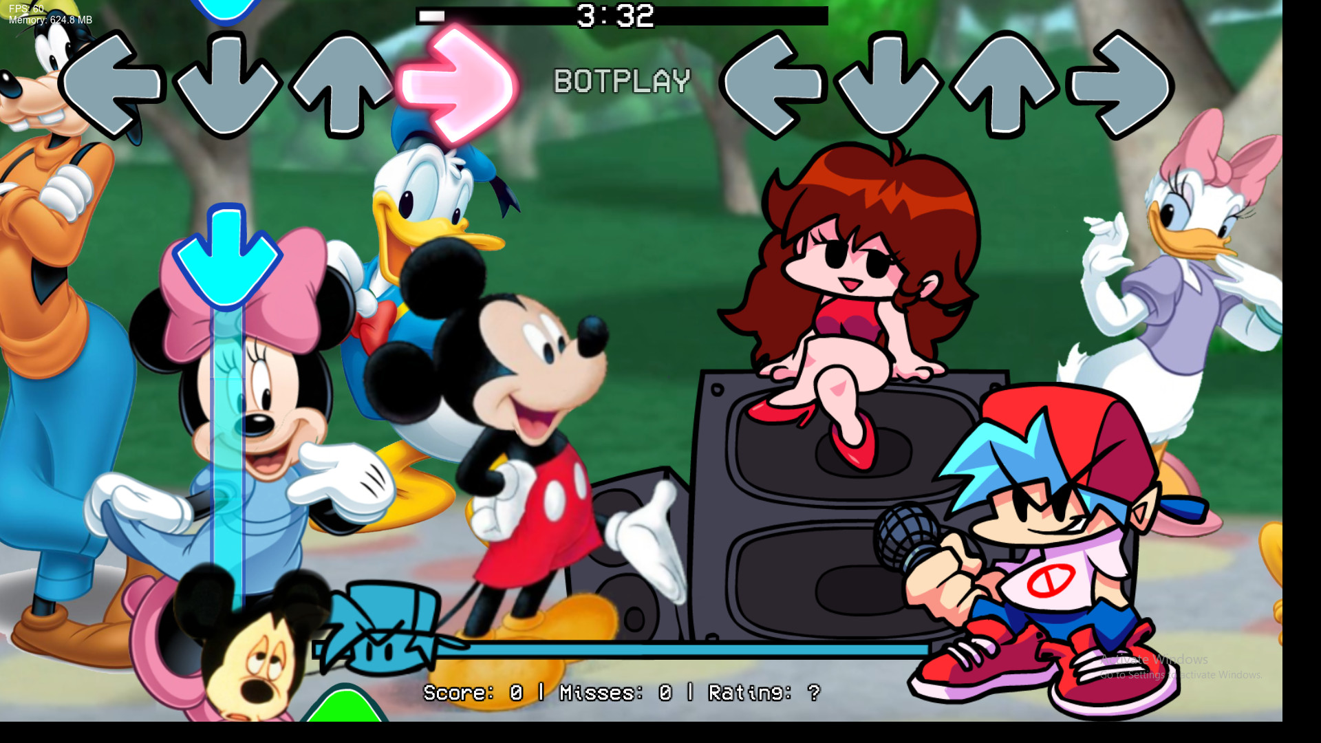 Mickey’s PNG Funkhouse!(FNF One-Shot Mod) Mod for Friday Night Funkin ...
