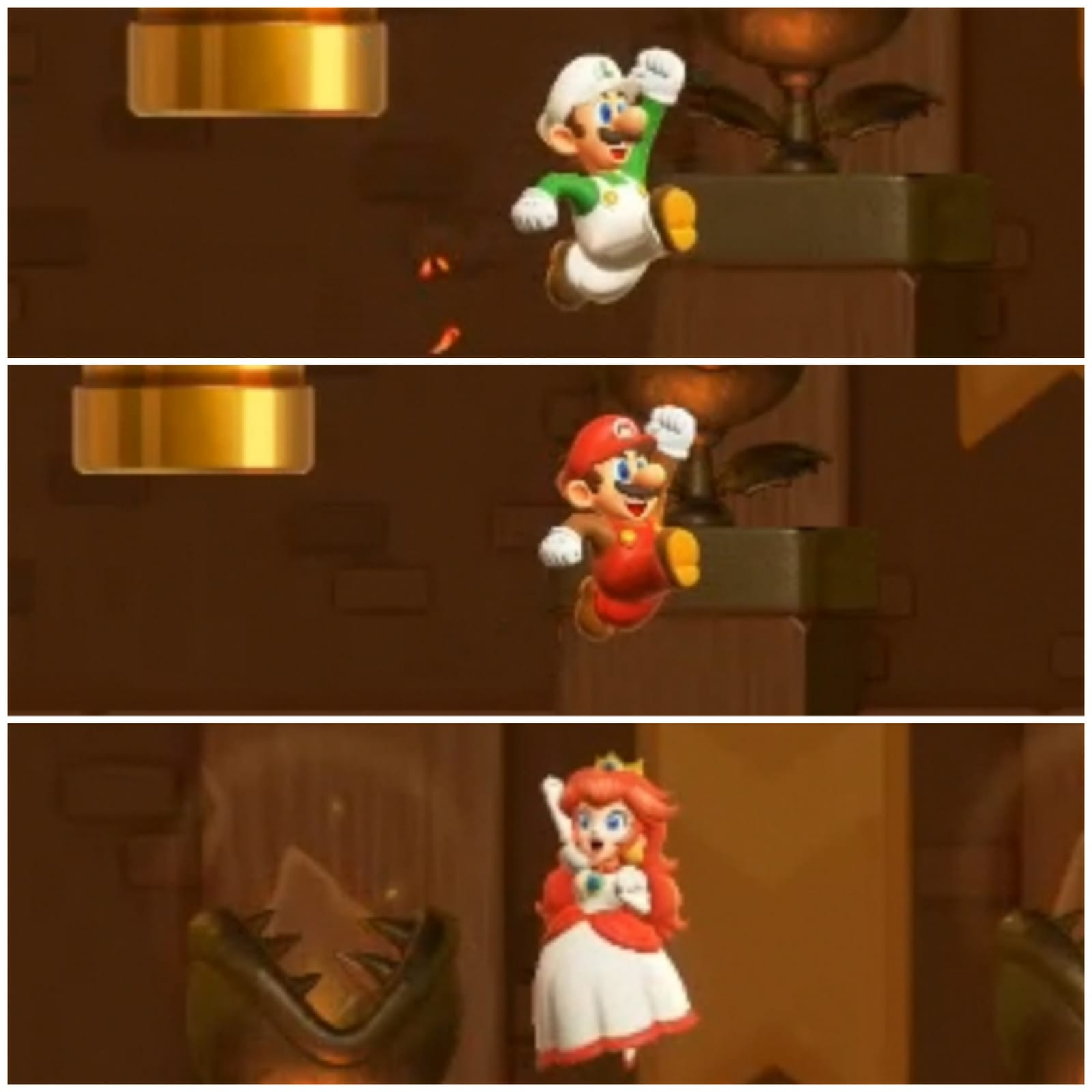 Smb1 mario & luigi and peach Mod for Super Mario Bros. Wonder | SMBW Mods