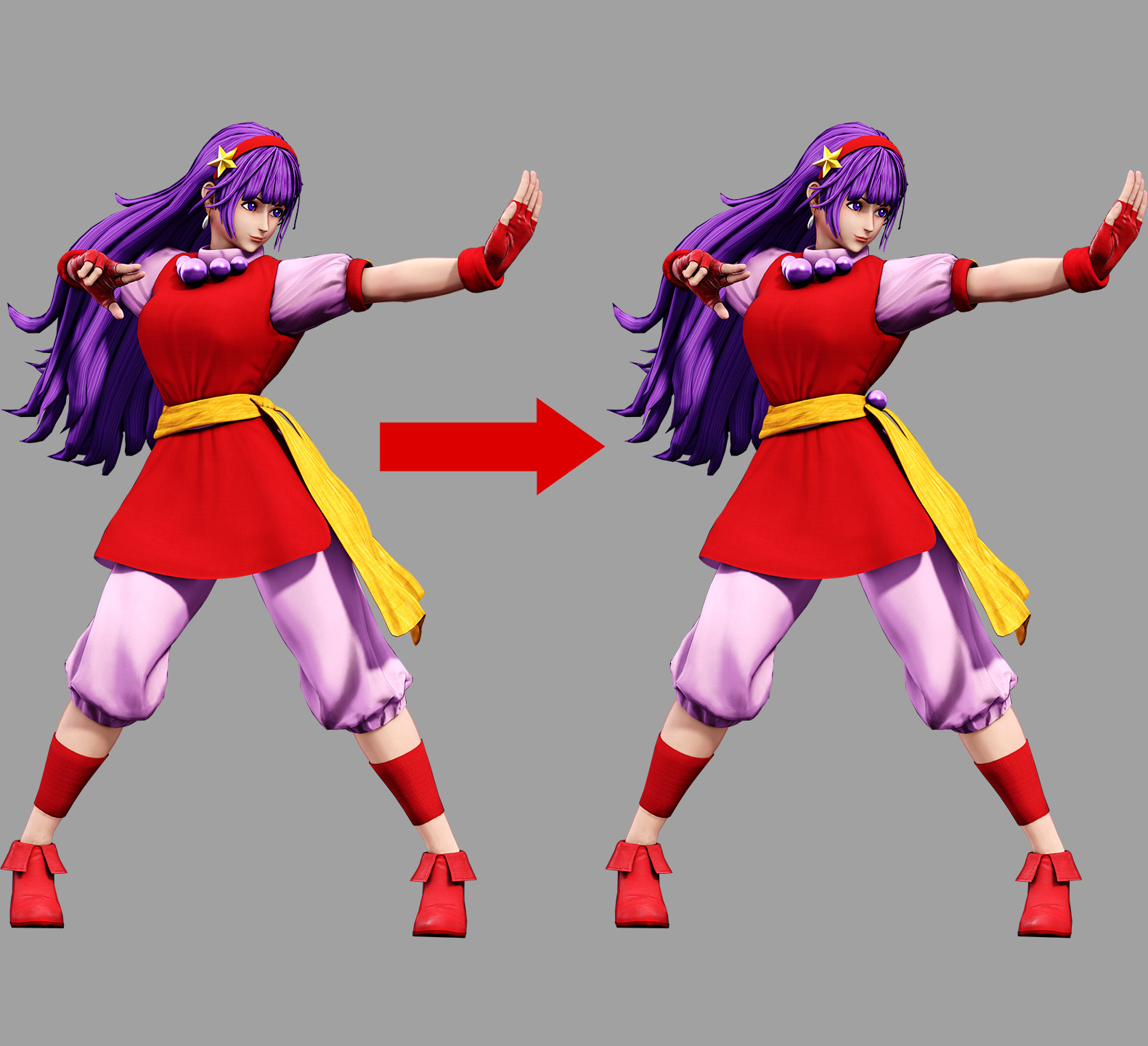 KOF95 Athena Mod for The King of Fighters XV | KoFXV Mods