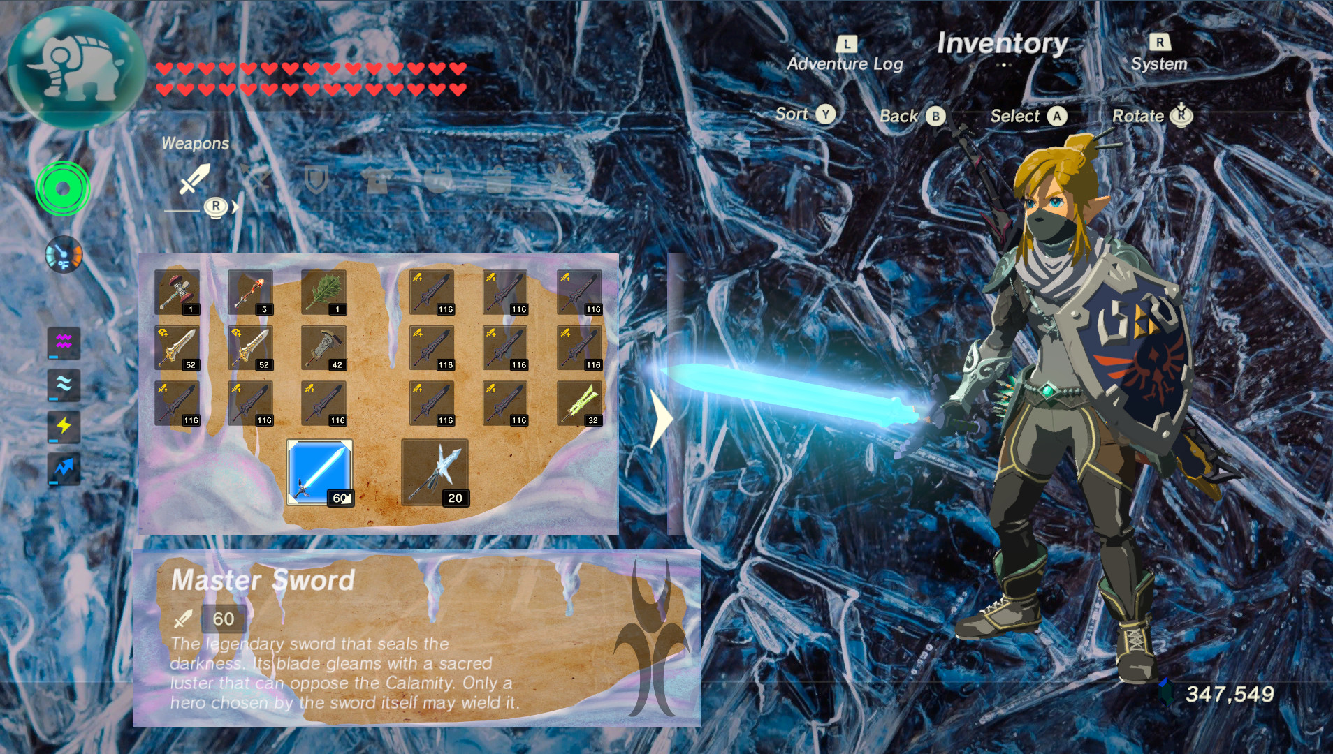 Zoey's Interface Overhaul! Mod for The Legend of Zelda: Breath of the ...