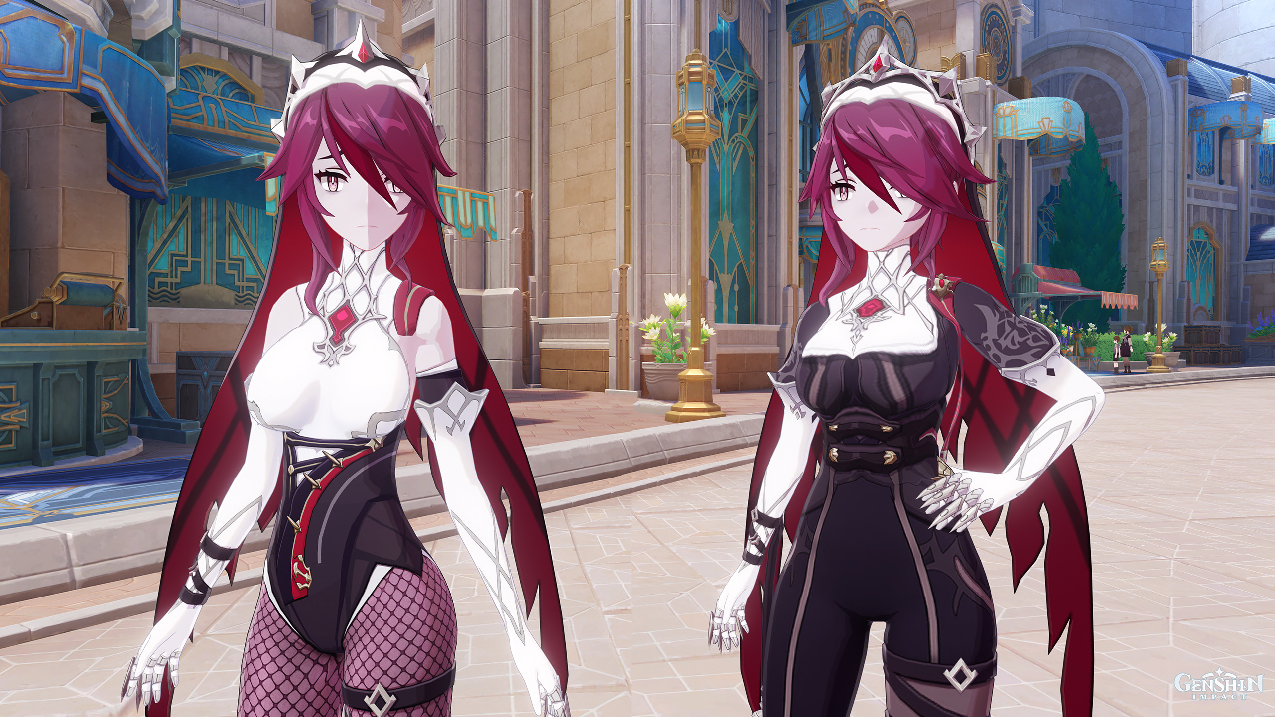 Rosaria Pre v1.2 No Dress EN/CN Mod for Genshin Impact | GI Mods