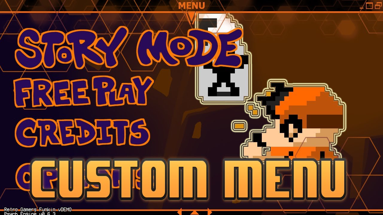 Psych Engine CUSTOM MENUS! Mod for Friday Night Funkin' | FNF Mods