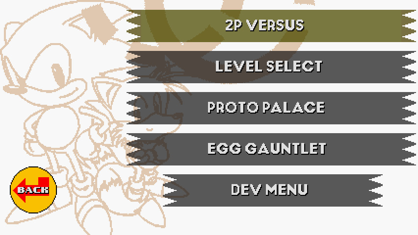 Menu Recreation Mod for Sonic the Hedgehog 2 (2013) | S2 2013 Mods