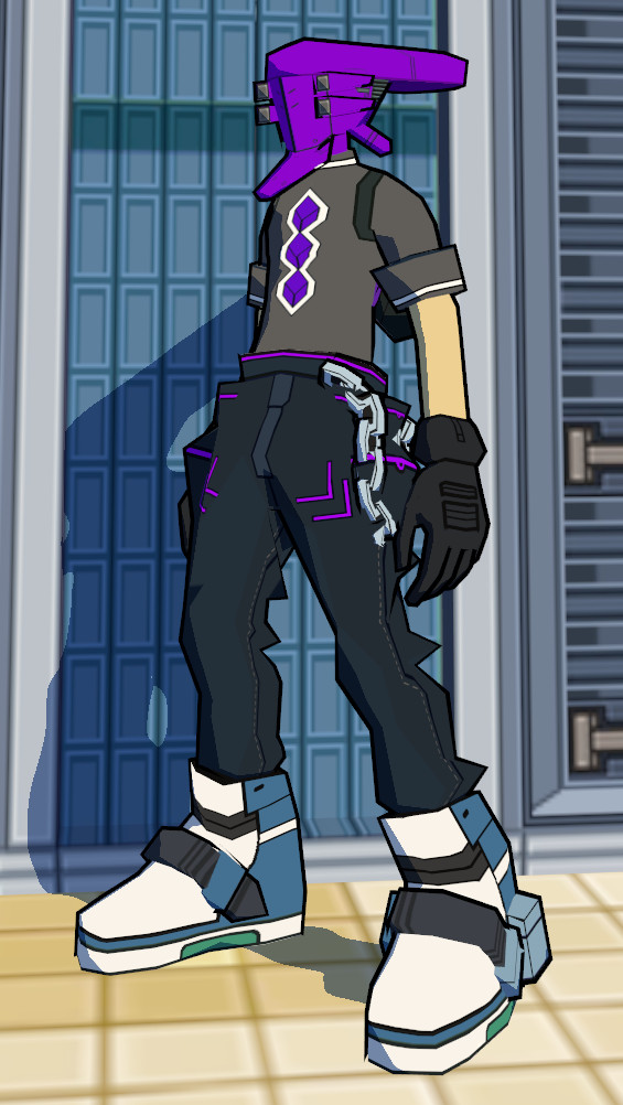 Purple Red Recolor Mod for Bomb Rush Cyberfunk | BRC Mods