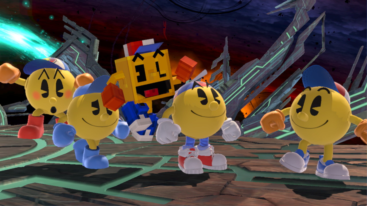 Jr. PAC-MAN Skin Pack Mod for Super Smash Bros. Ultimate | SSBU Mods
