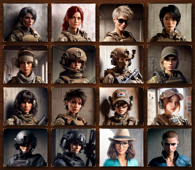 female rangers - portraits mod Mod for Door Kickers 2: Task Force North ...