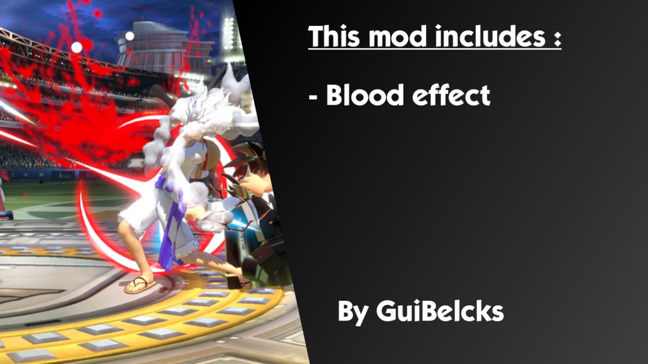 Blood Effect (Every Characters) Mod for Super Smash Bros. Ultimate ...