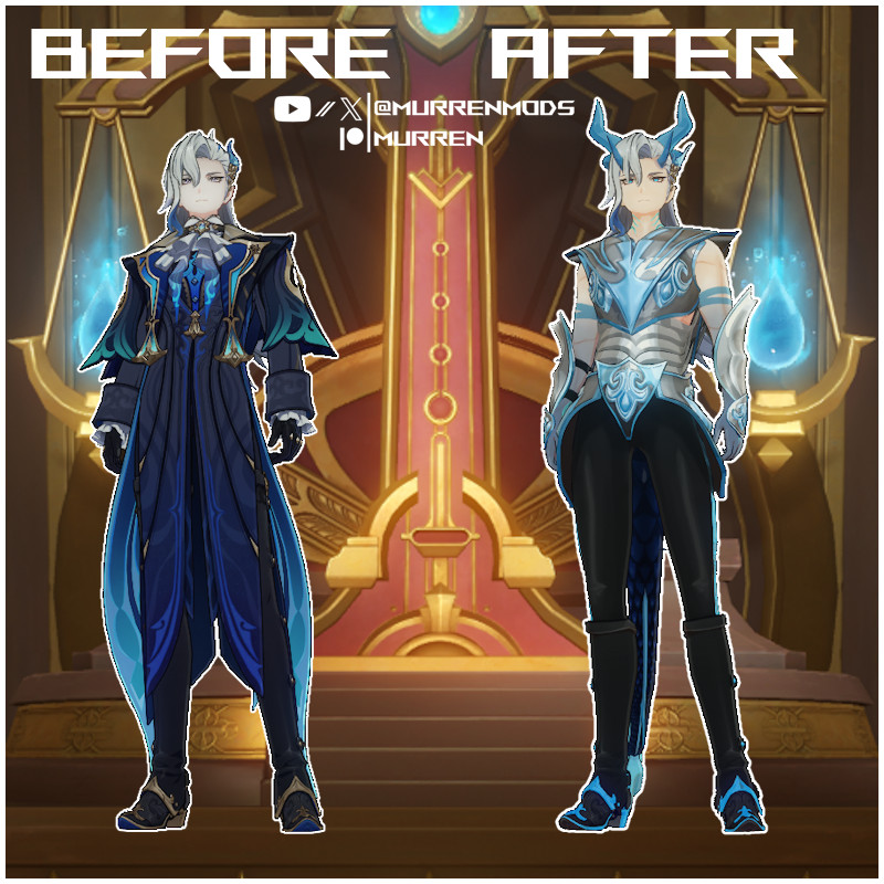 Dragon Neuvillette Mod for Genshin Impact | GI Mods