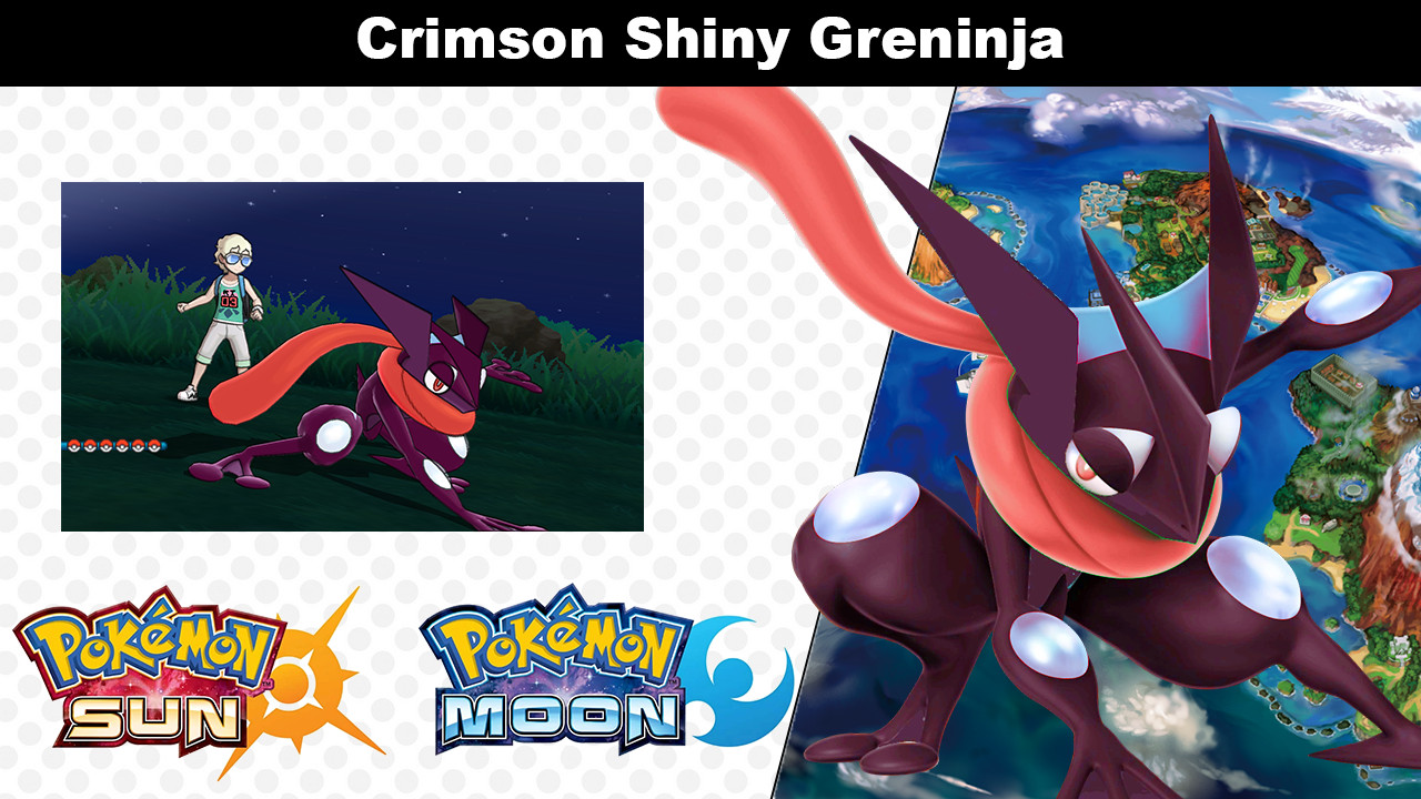 Crimson Shiny Greninja (Citra) Mod for Pokemon Sun and Moon | S&M Mods