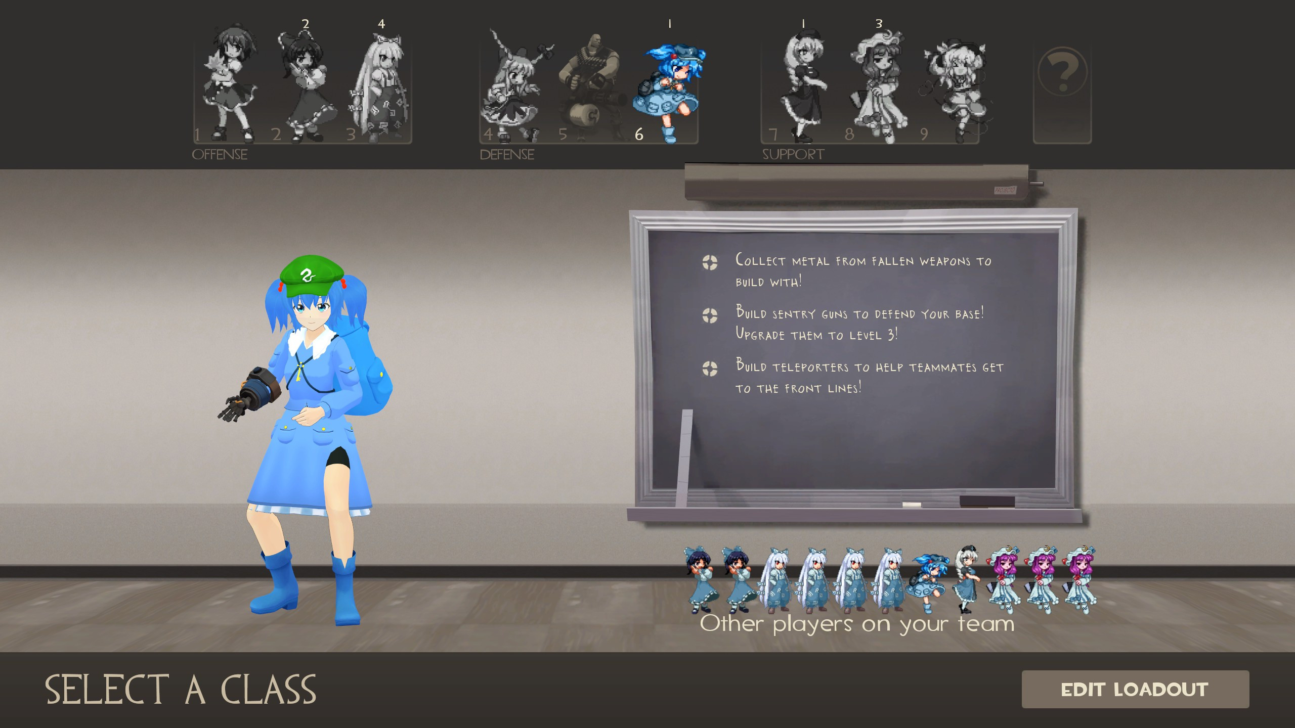 Kawashiro Nitori Mod for Team Fortress 2 | TF2 Mods