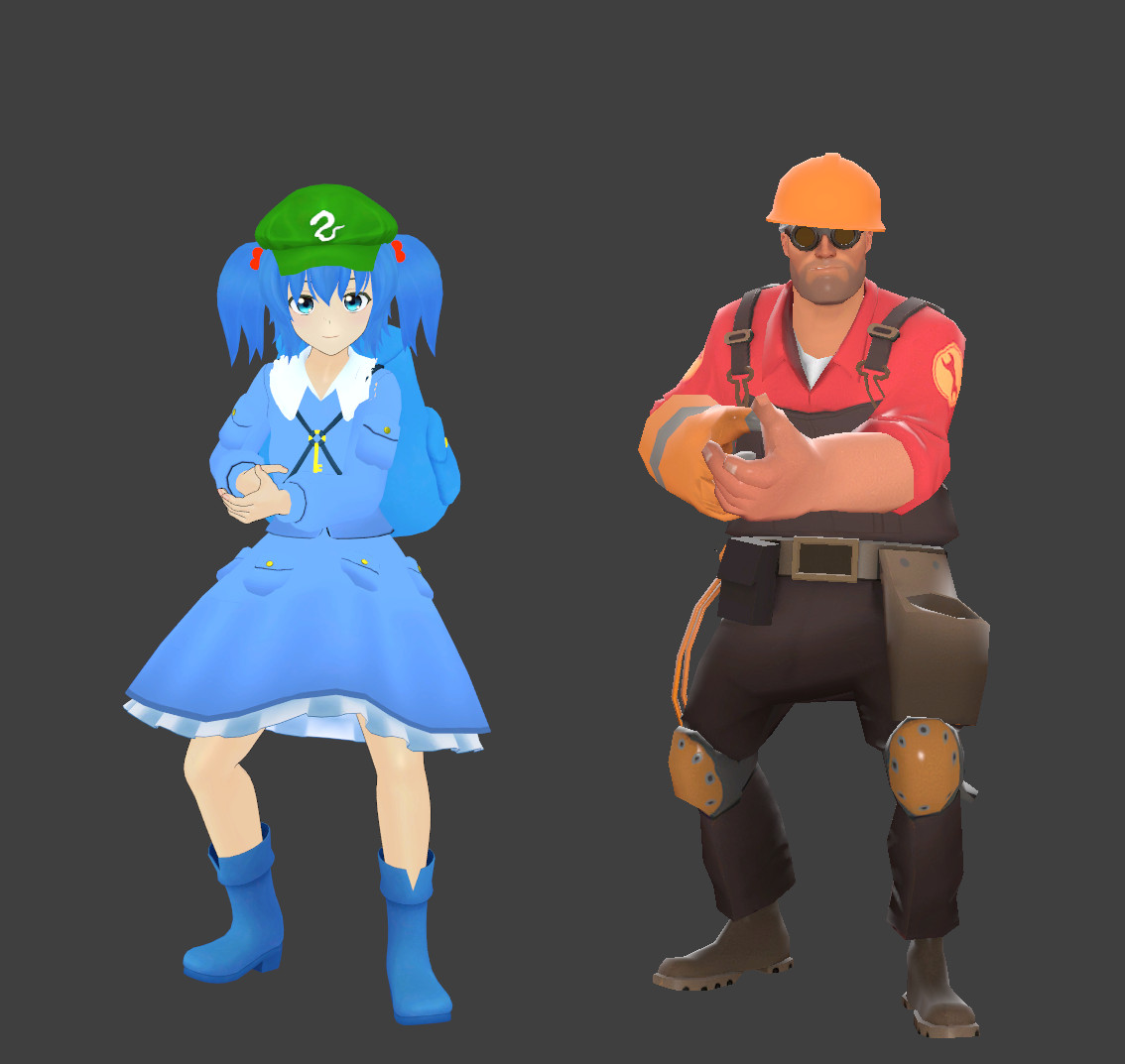 Kawashiro Nitori Mod for Team Fortress 2 | TF2 Mods