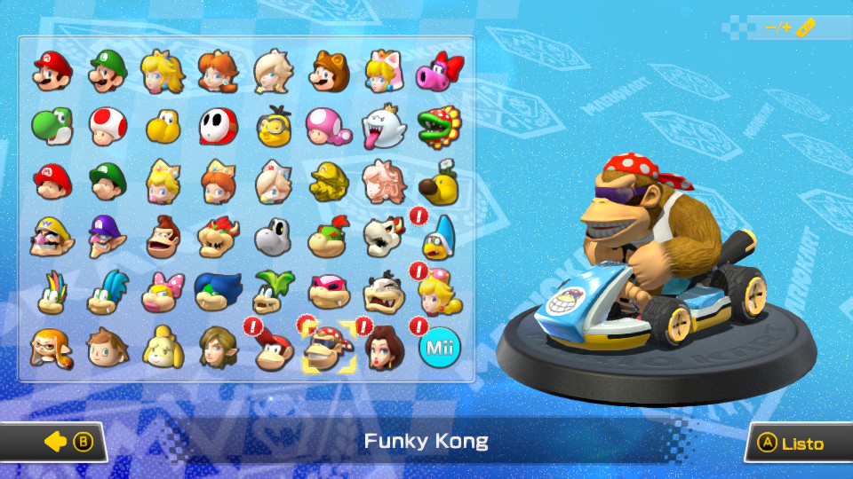 MK8D - ALL DLC Characters BETTER UI Mod for Mario Kart 8 Deluxe | MK8D Mods