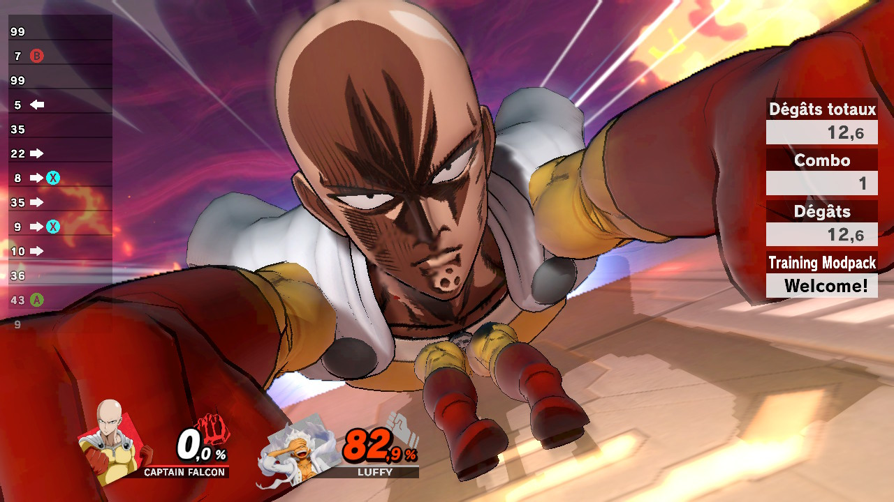 Saitama over Cap. Falcon [REMAKE] Mod for Super Smash Bros. Ultimate ...