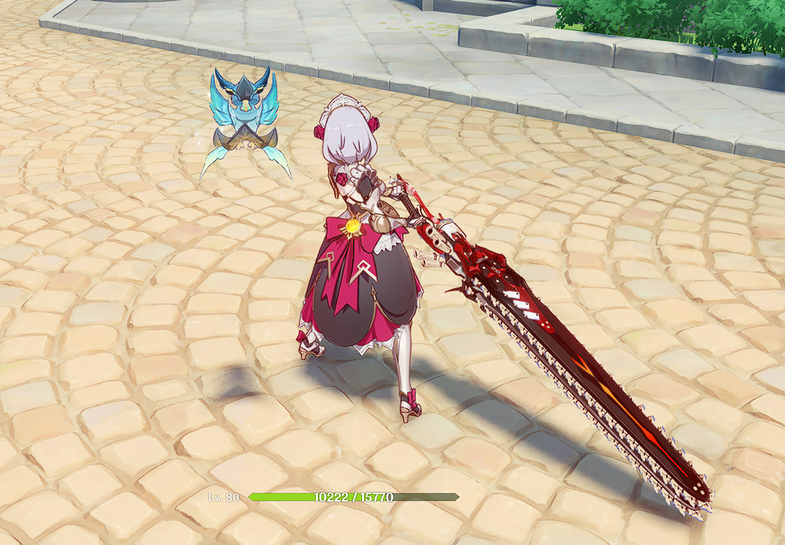 Luna Vow Bloodied Casket Claymore Skin Mod for Genshin Impact | GI Mods