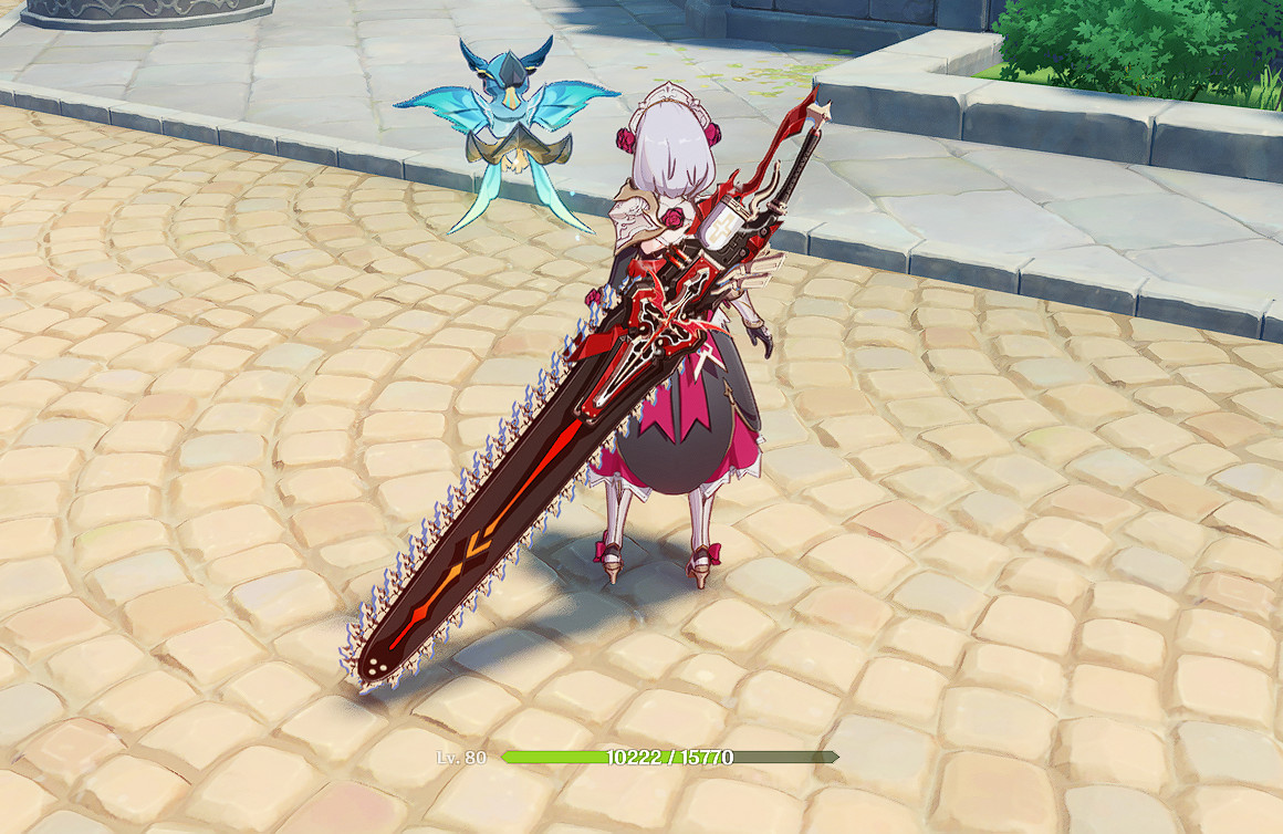 Luna Vow Bloodied Casket Claymore Skin Mod for Genshin Impact | GI Mods