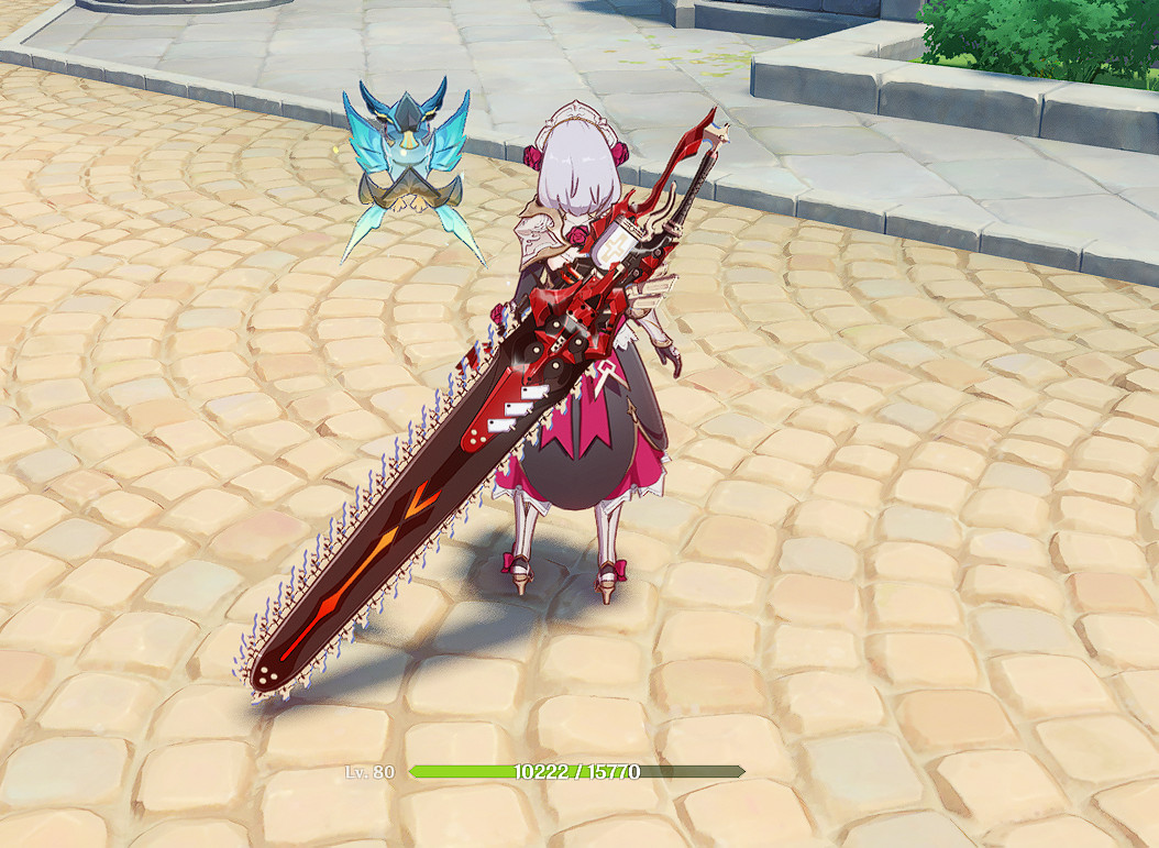 Luna Vow Bloodied Casket Claymore Skin Mod for Genshin Impact | GI Mods