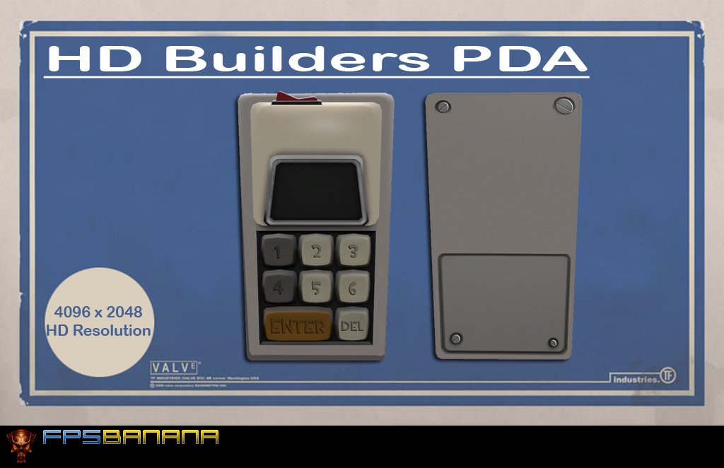 HD Builder PDA Mod for Team Fortress 2 | TF2 Mods