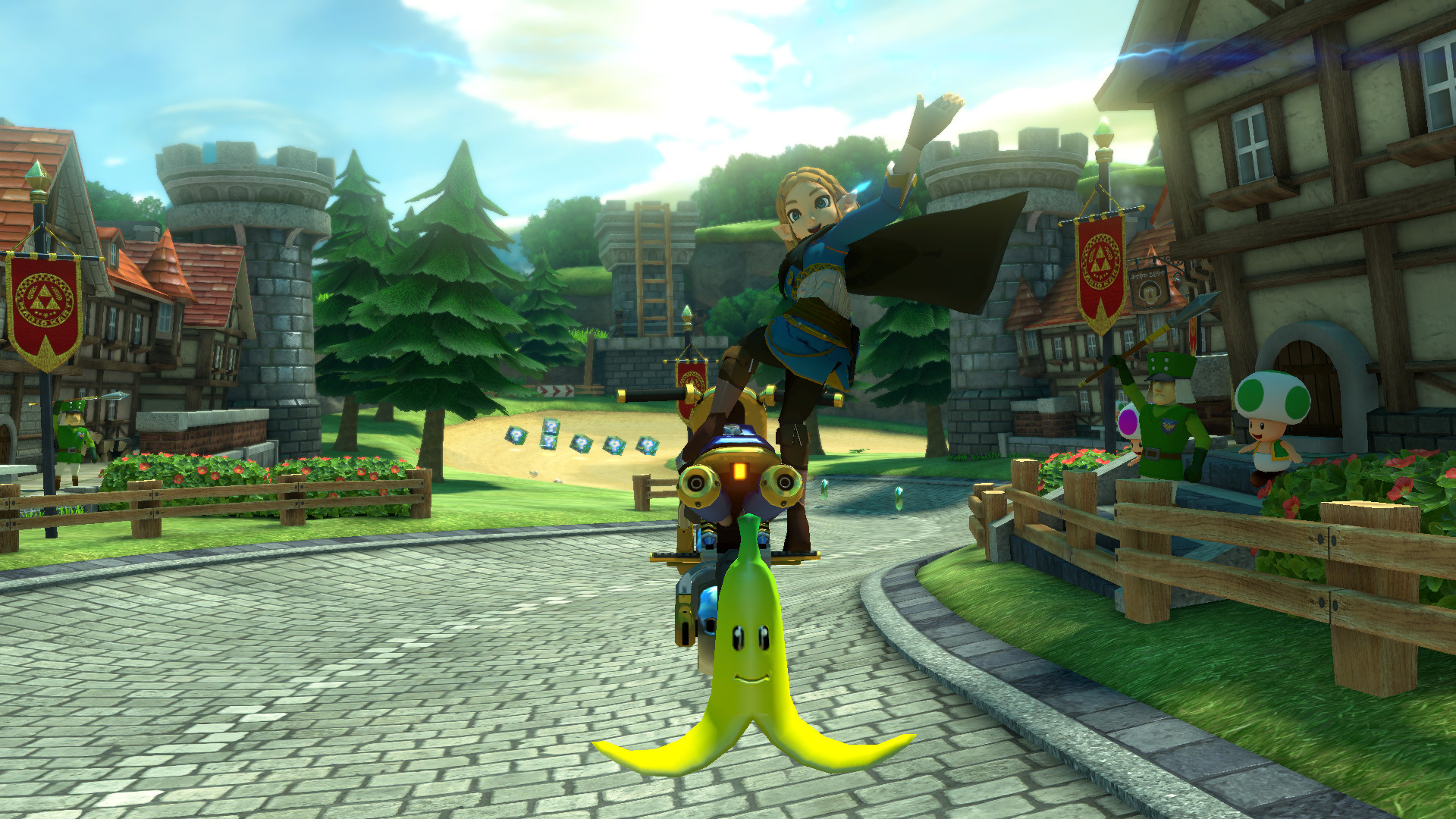 Zelda over Link Botw Mod for Mario Kart 8 Deluxe | MK8D Mods