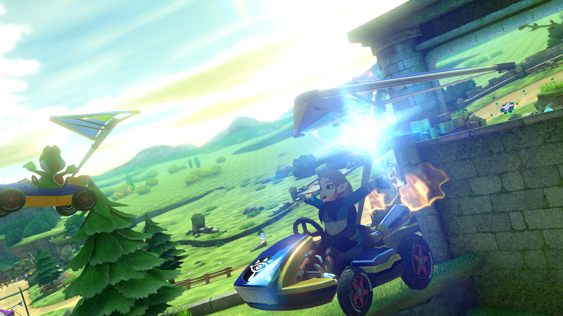 Zelda over Link Botw Mod for Mario Kart 8 Deluxe | MK8D Mods