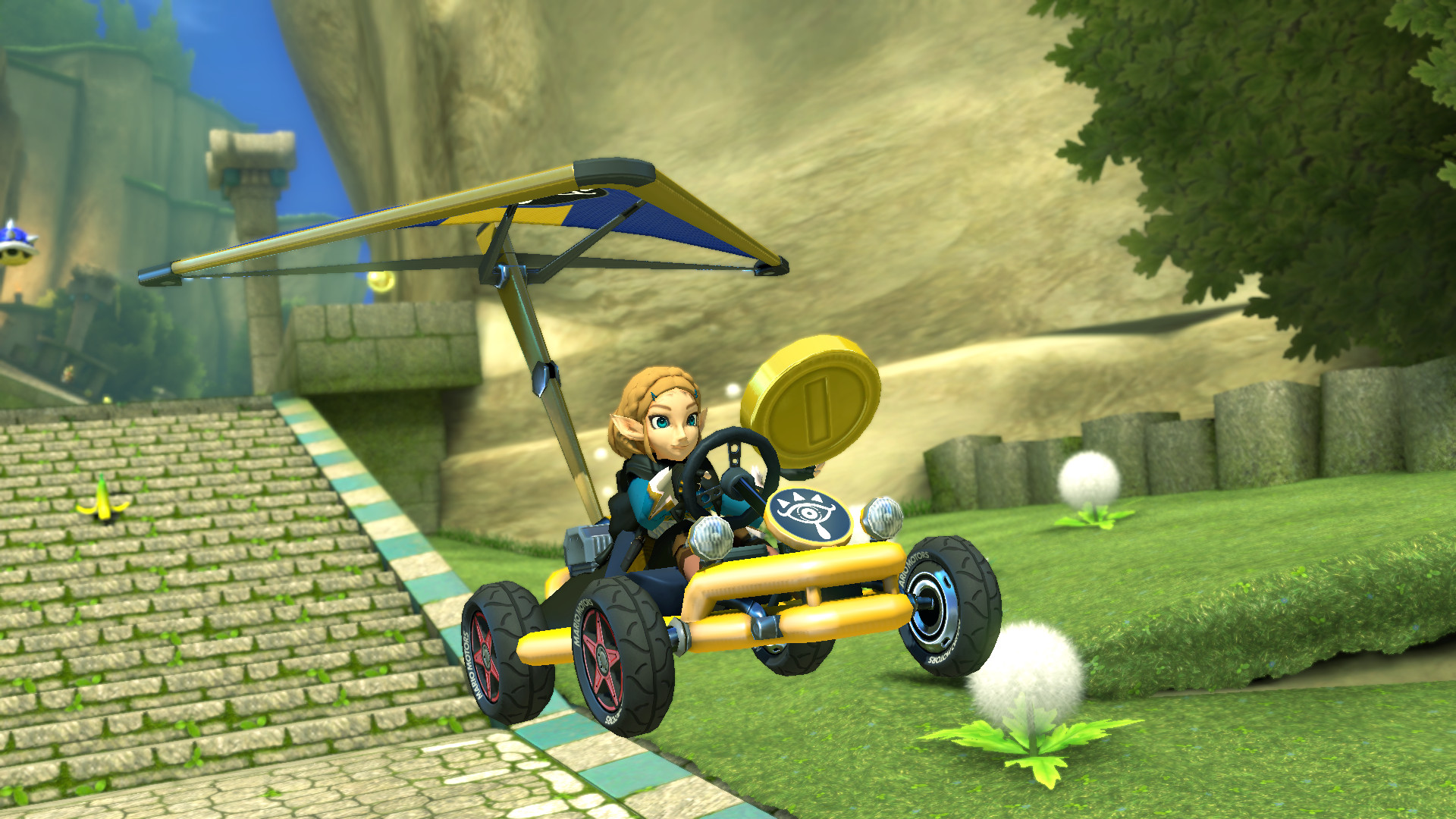 Zelda over Link Botw Mod for Mario Kart 8 Deluxe | MK8D Mods