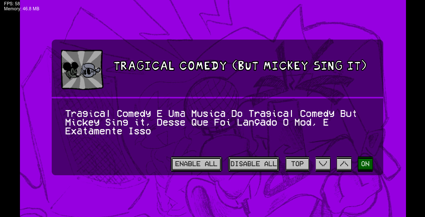 Tragical Comedy (But Mickey Sing It) Mod for Friday Night Funkin' | FNF ...