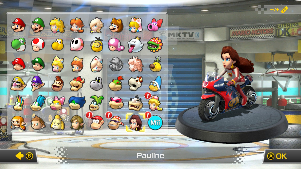 Garage Menu Background Mod for Mario Kart 8 Deluxe | MK8D Mods