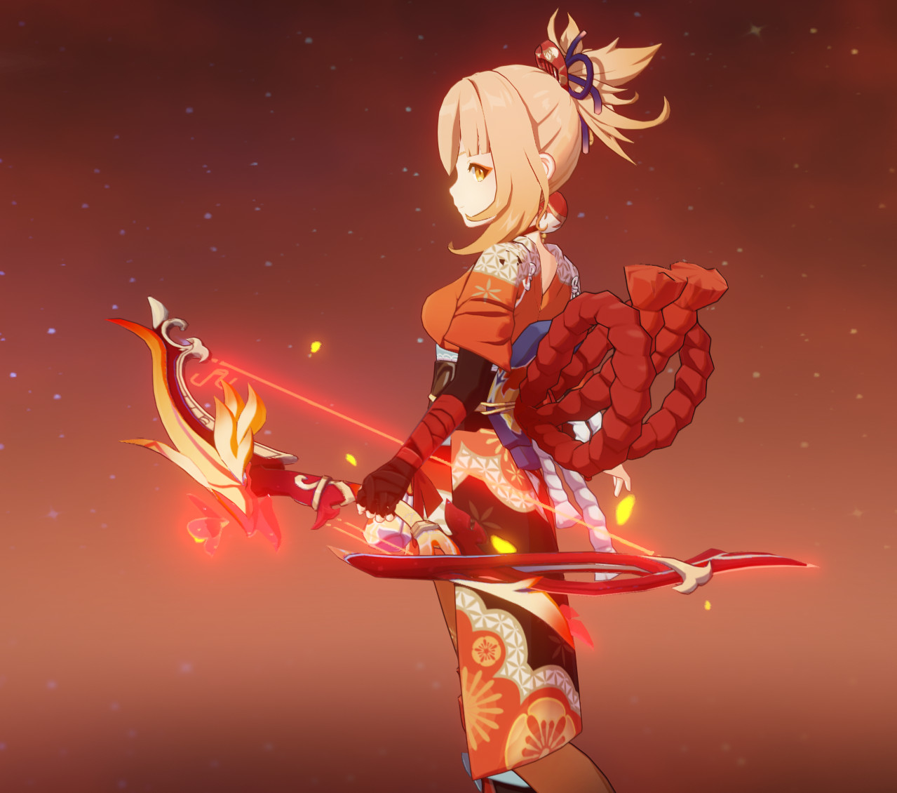 Red(Yoimiya) Aqua Simulacra Mod for Genshin Impact | GI Mods