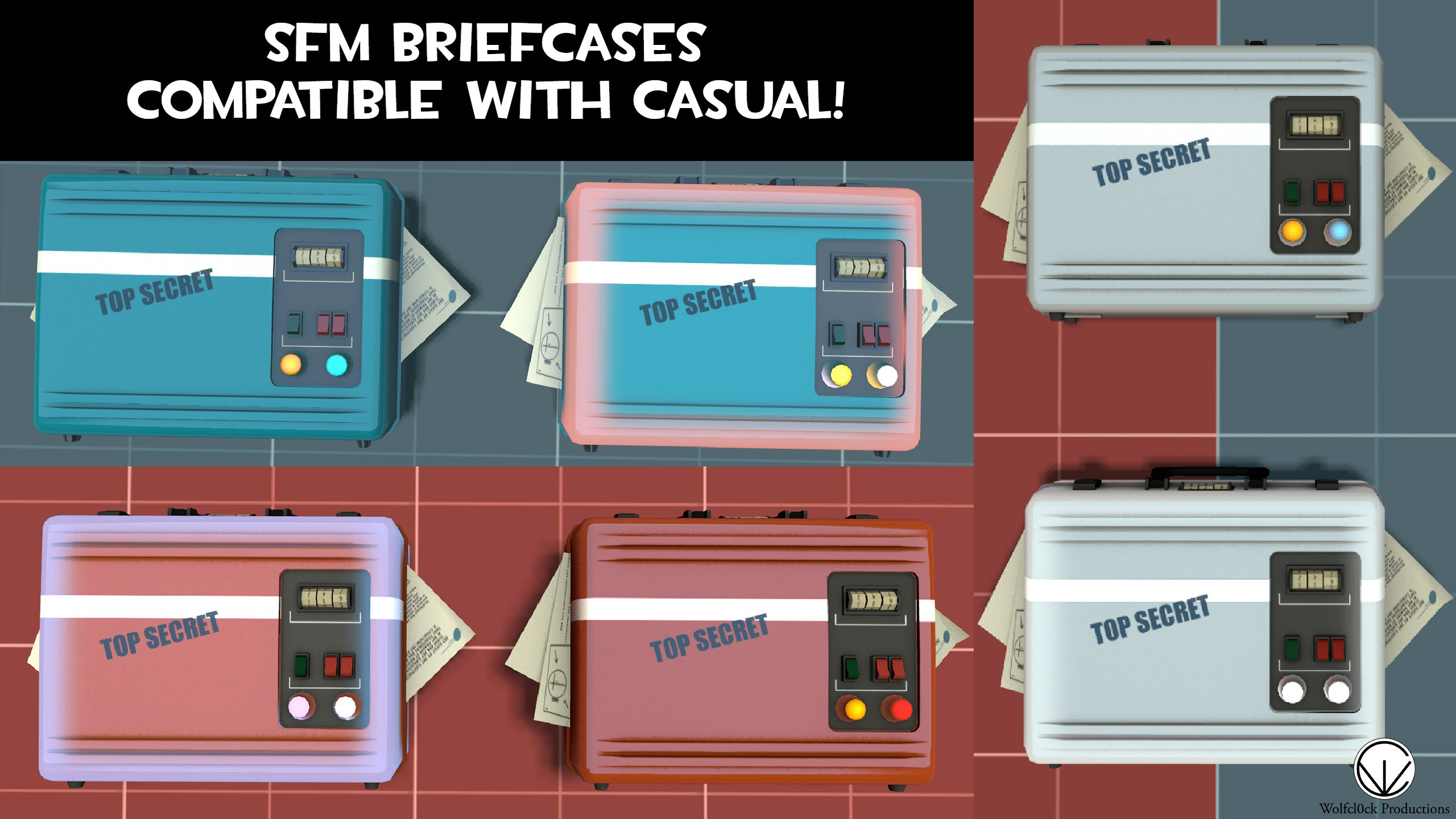 SFM Briefcase *Casual Version* Mod for Team Fortress 2 | TF2 Mods