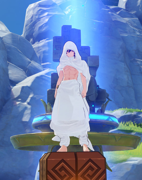 Statue of the Seven Series: Archon Morax (Zhongli) Mod for Genshin ...