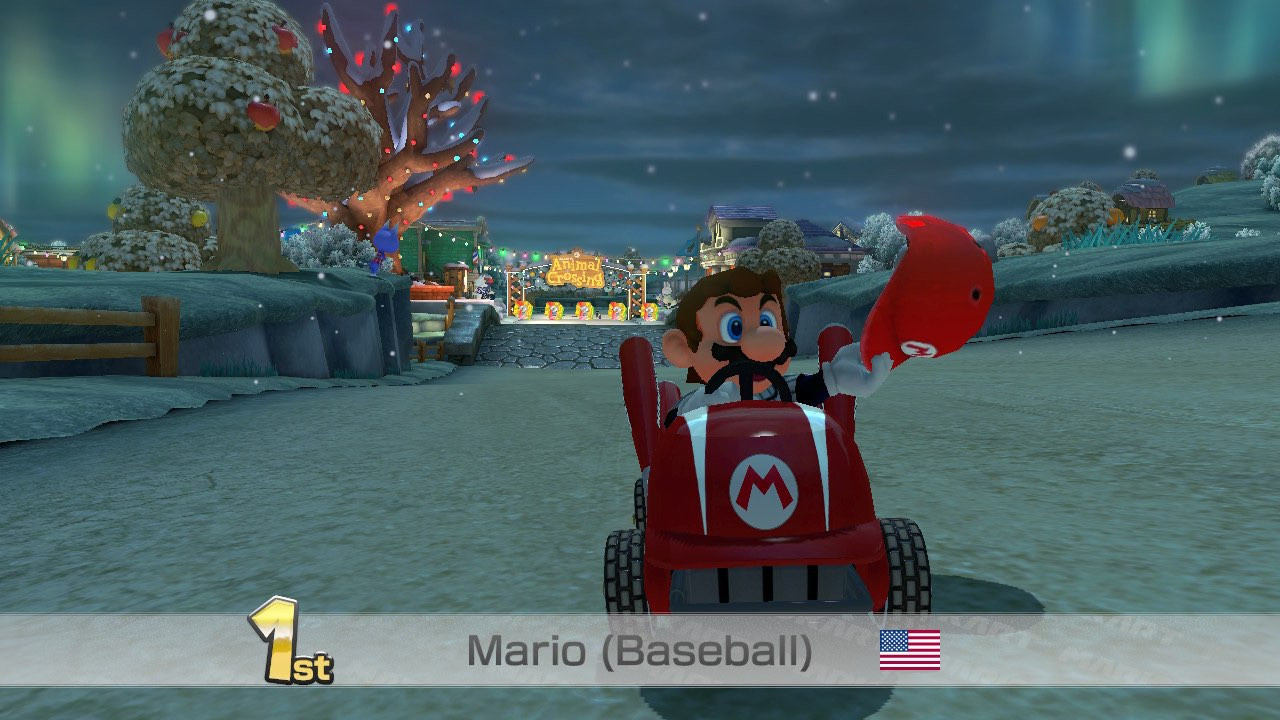 Mario (Baseball) w/ Tour Animations Mod for Mario Kart 8 Deluxe | MK8D Mods