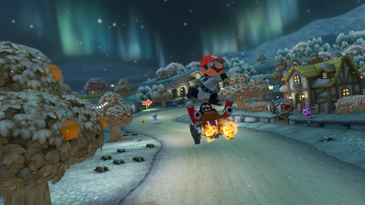 Mario (Baseball) w/ Tour Animations Mod for Mario Kart 8 Deluxe | MK8D Mods