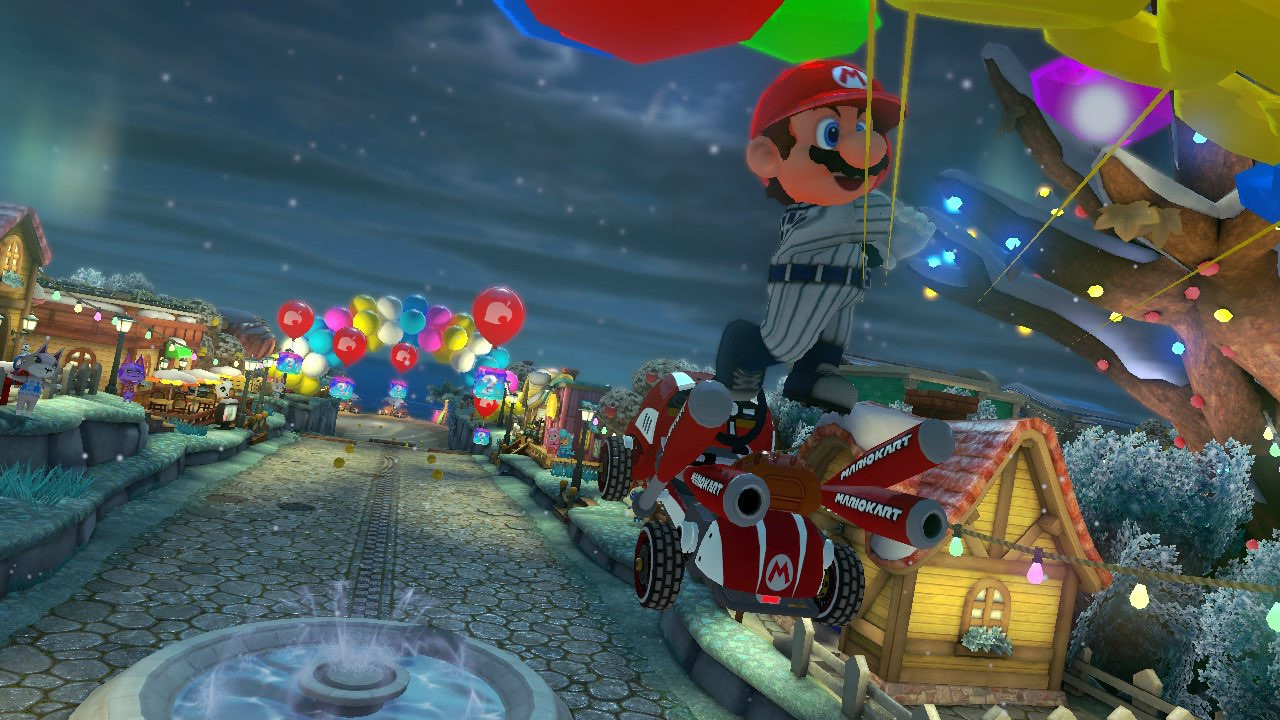 Mario (Baseball) w/ Tour Animations Mod for Mario Kart 8 Deluxe | MK8D Mods