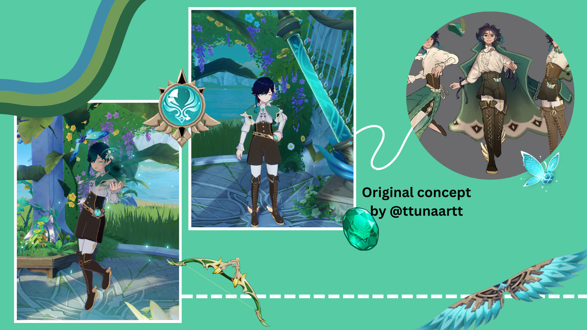 c0ded's Venti Redesign Mod for Genshin Impact | GI Mods