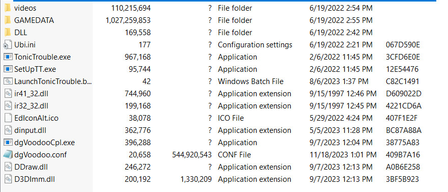 TT Comp Patch Mod for Tonic Trouble | TT Mods