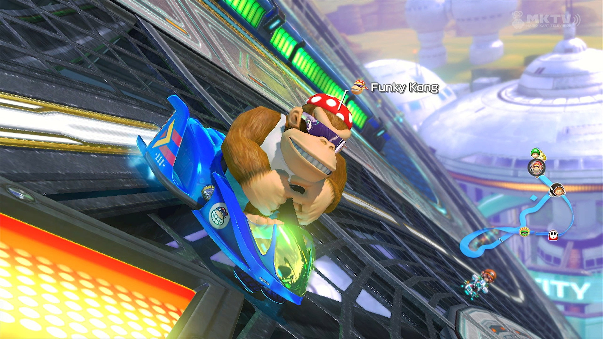 MK8DX Funky Kong Mod for Mario Kart 8 | MK8 Mods