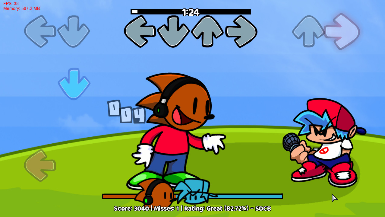 Greenshoes the Hedgehog (Original) Mod for Friday Night Funkin' | FNF Mods