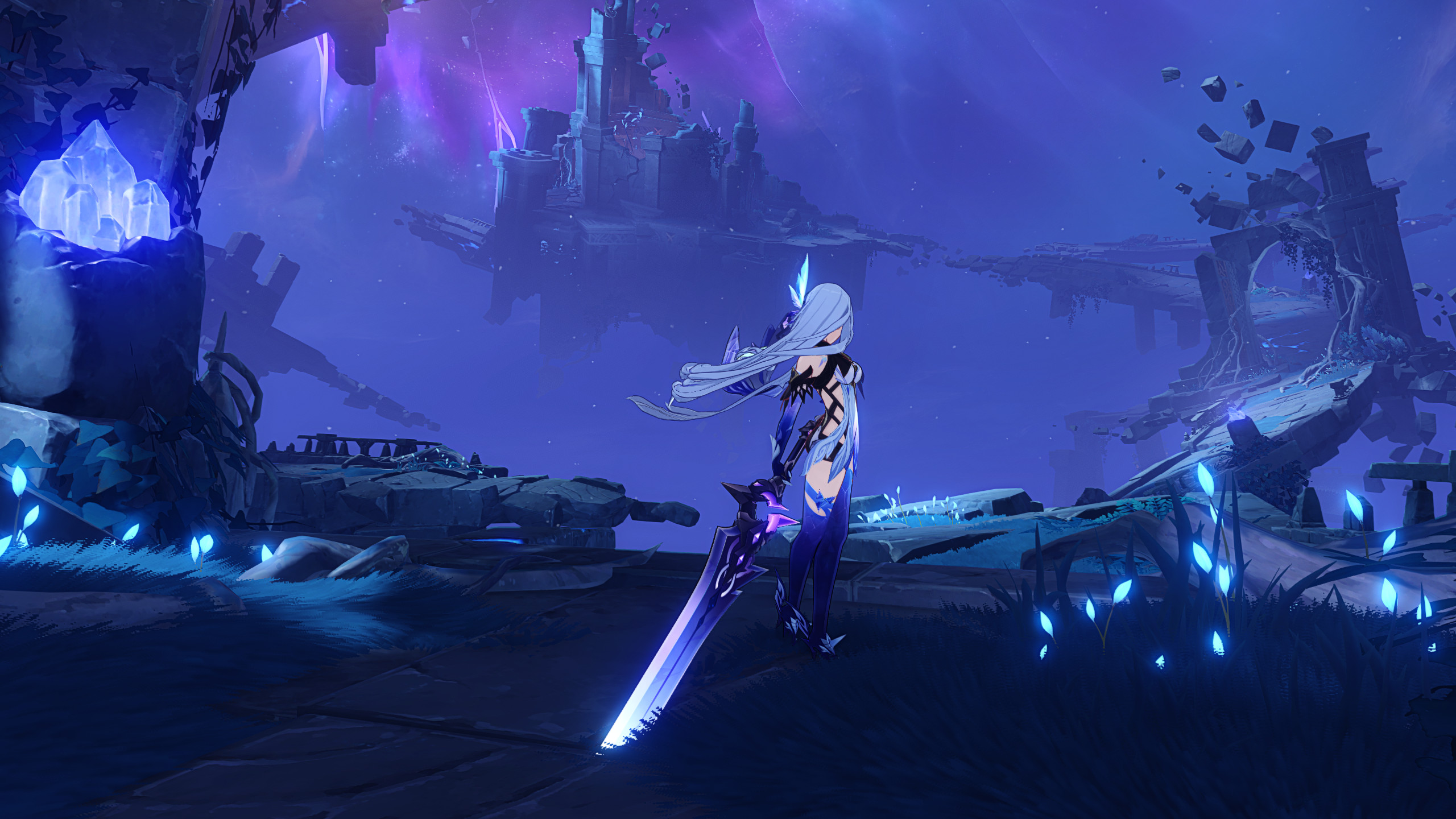 Eula in Skirk's outfit Mod for Genshin Impact | GI Mods