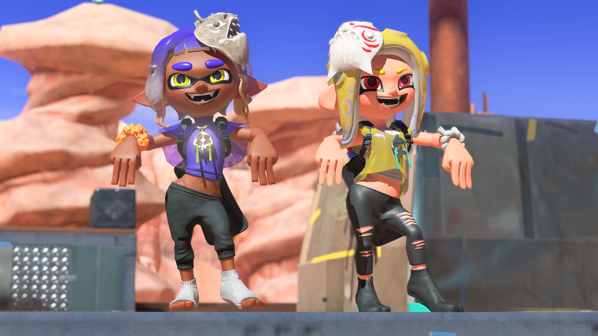 Teamcolor Shiver and Frye Gear Mod for Splatoon 3 | Splatoon 3 Mods