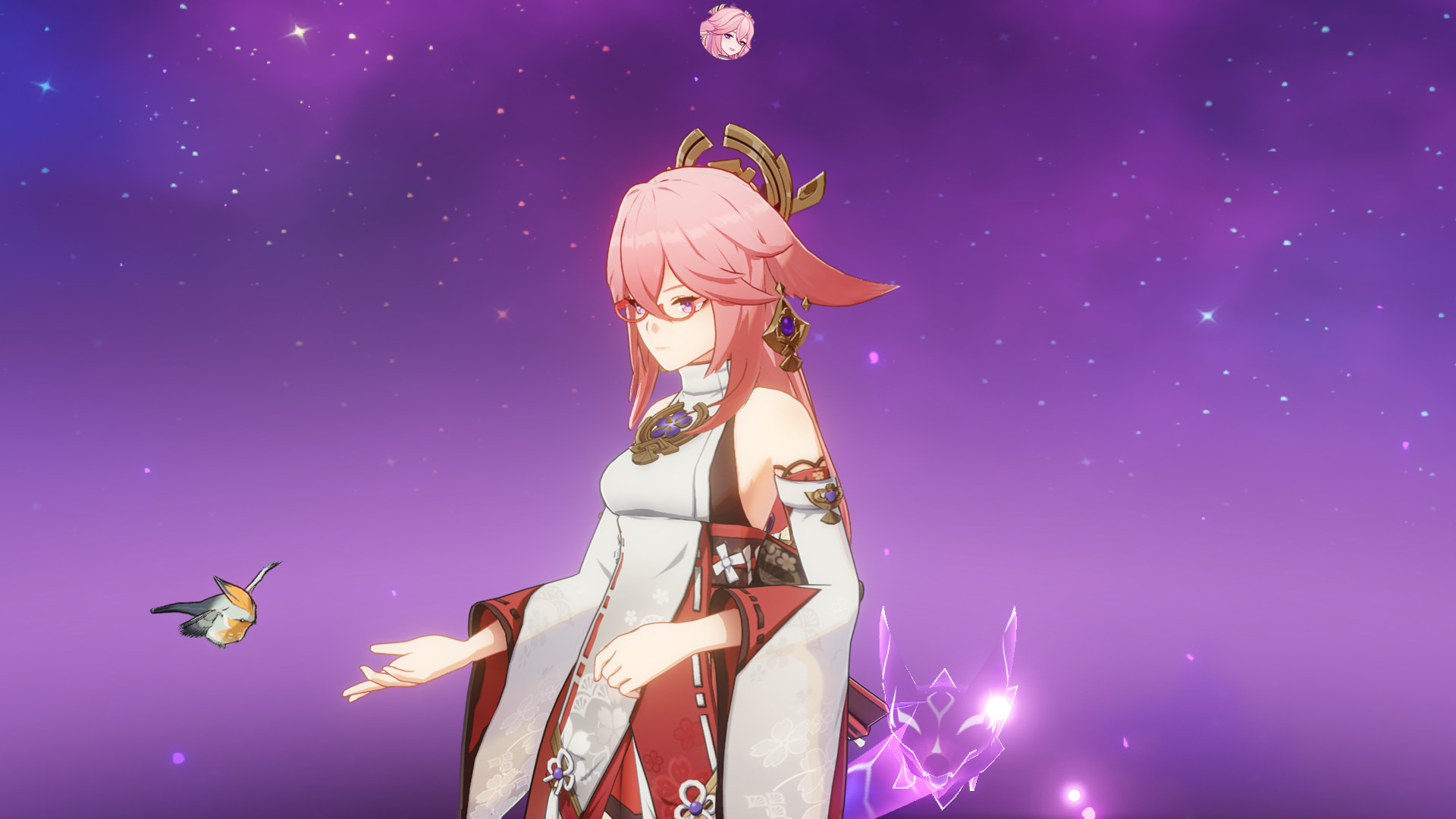 yae miko with glasses Mod for Genshin Impact | GI Mods