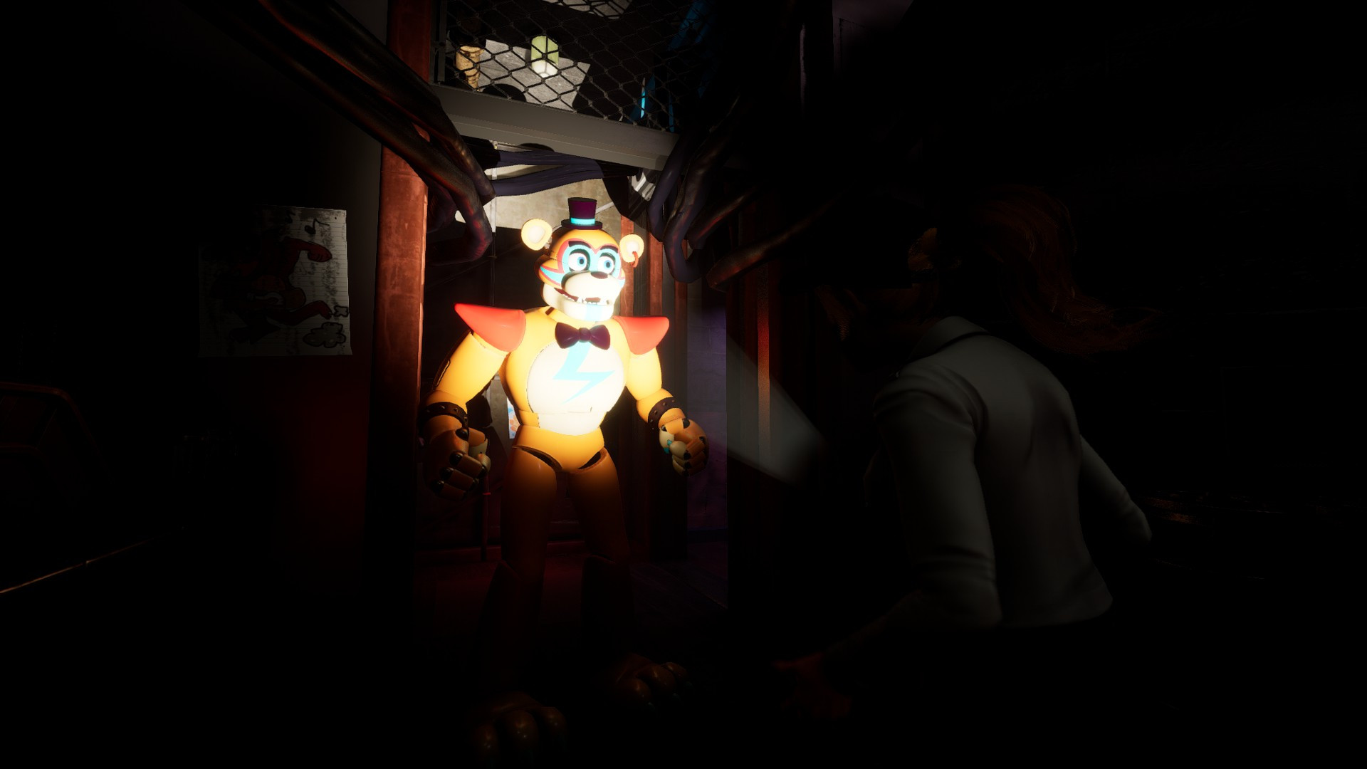 Freddy with no eye glow Mod for Five Nights at Freddy's Security Breach ...