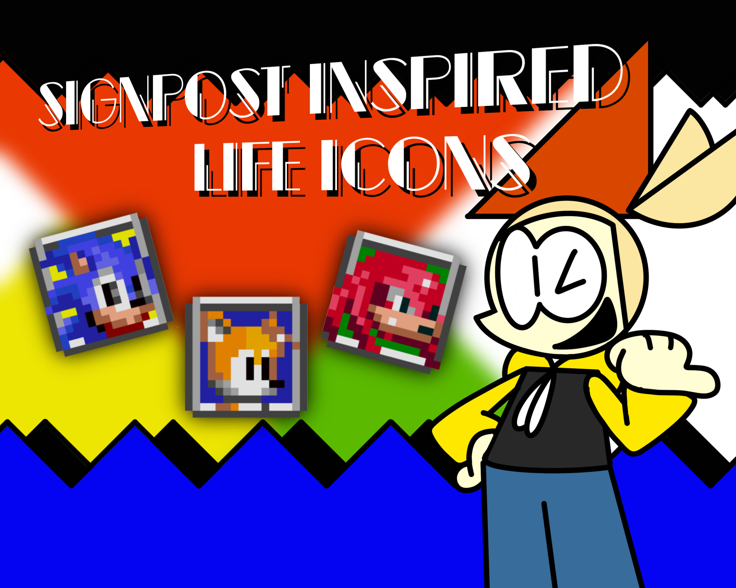 Signpost Inspired Life Icons (S2 Decomp) Mod for Sonic the Hedgehog 2 ...