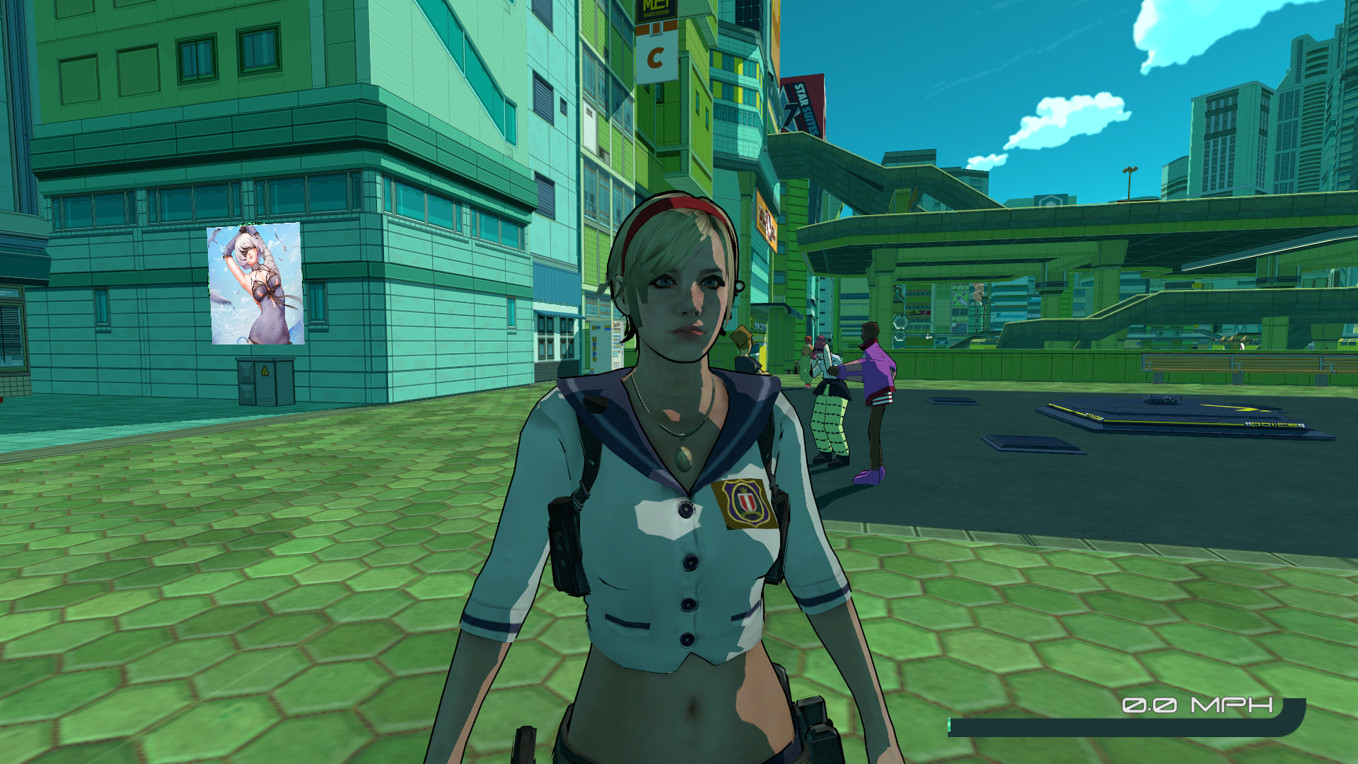 Sherry Birkin Mod for Bomb Rush Cyberfunk | BRC Mods