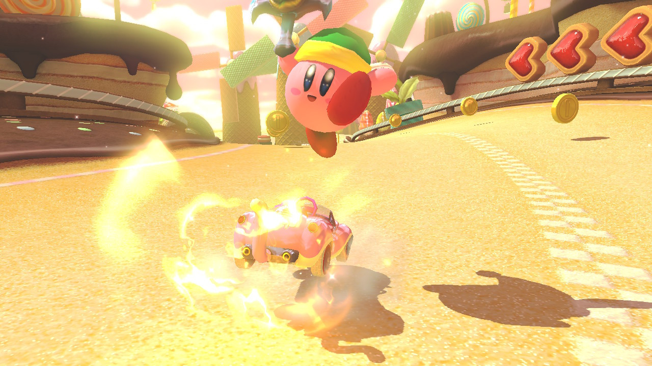 Kirby (With Custom Animations) Mod for Mario Kart 8 Deluxe | MK8D Mods