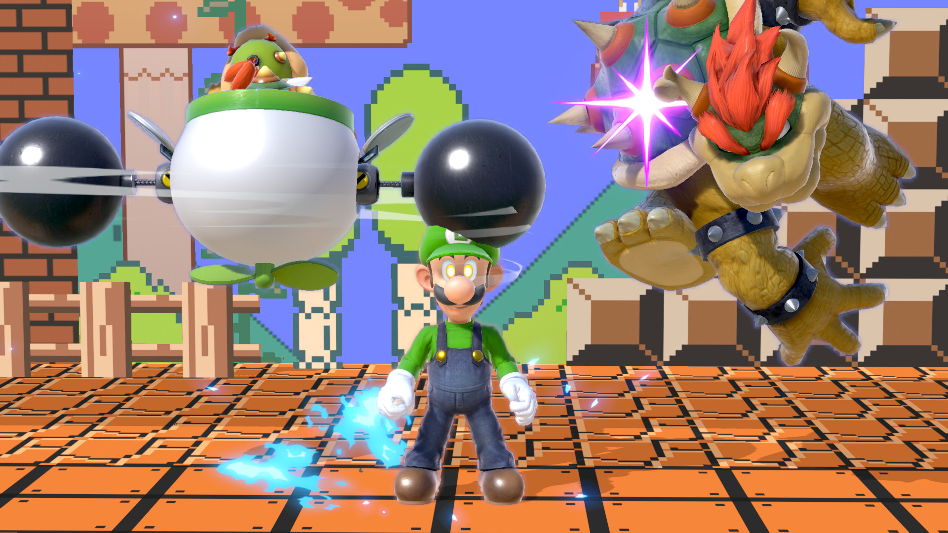 NSMBWii Render Parry Mod for Super Smash Bros. Ultimate | SSBU Mods