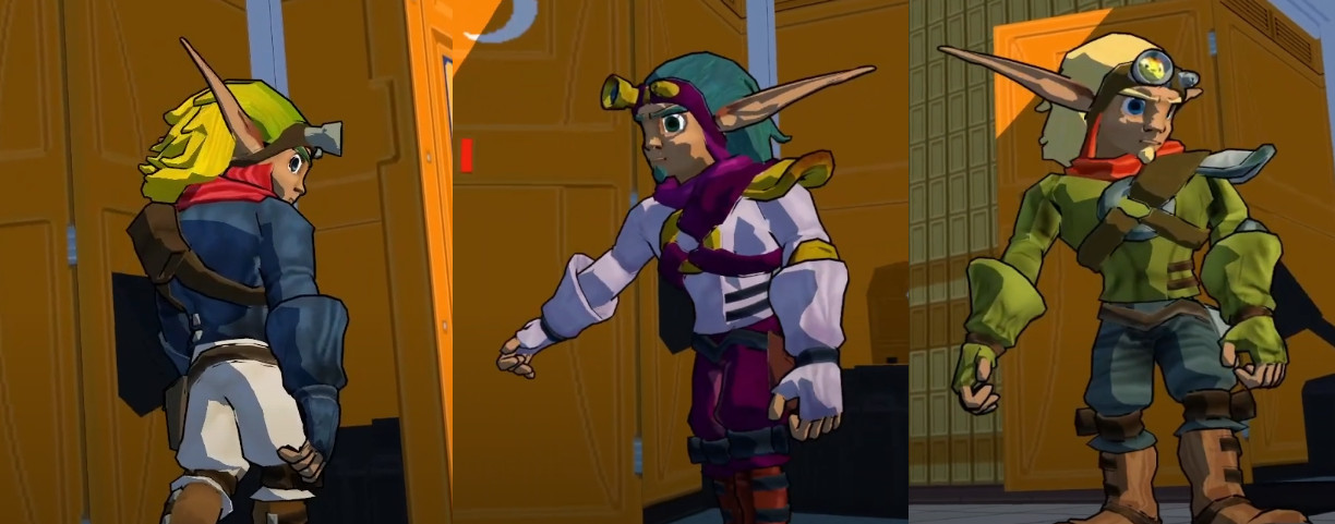 Jak 2 with 3 alt colors & Jetboard Mod for Bomb Rush Cyberfunk | BRC Mods
