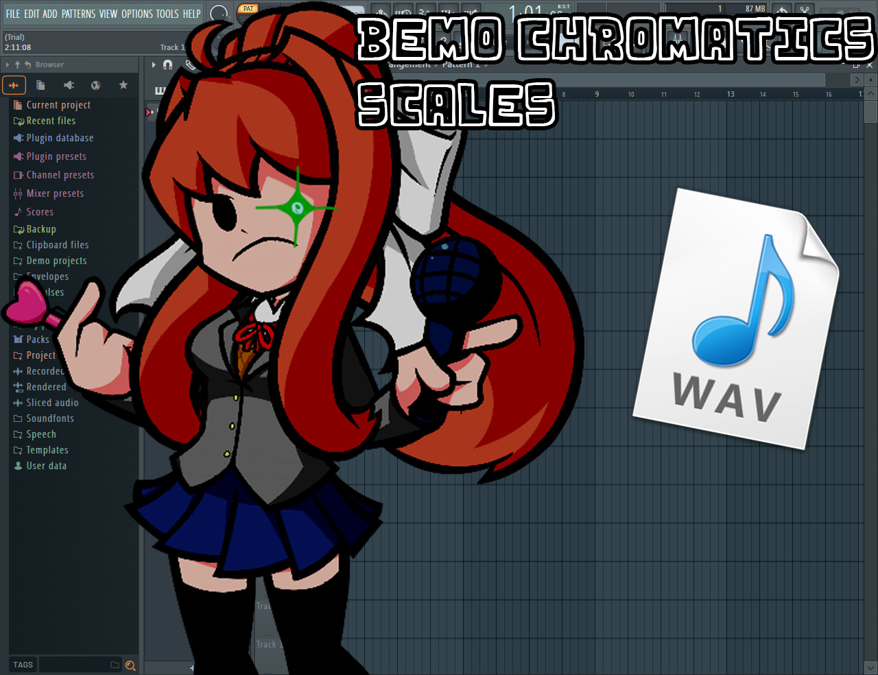 BeMo's Official Chromatics Scales Mod for Friday Night Funkin' | FNF Mods
