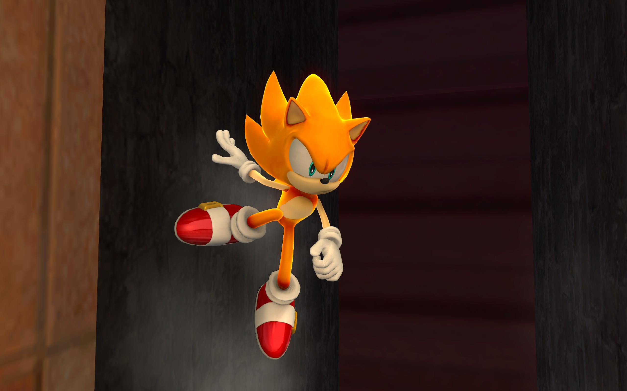 Super Sonic 2 over Super Sonic Mod for Sonic Generations (2011) | Gens Mods